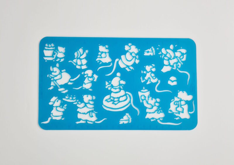 Mouse Family Stencil - Drawing Stencil | Implas Sdn Bhd